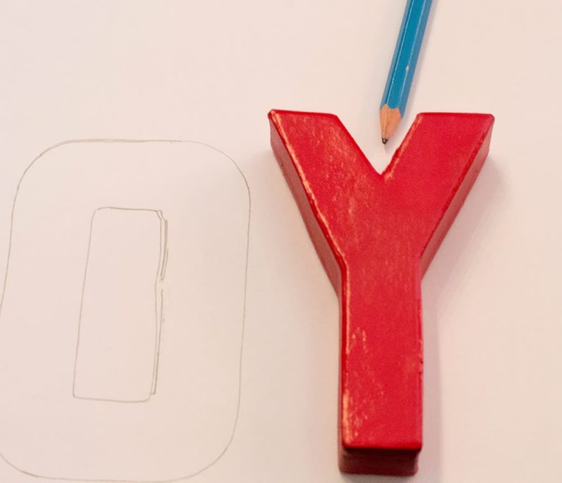 DIY Baby Shower Letters Tutorial - Elva M Design Studio