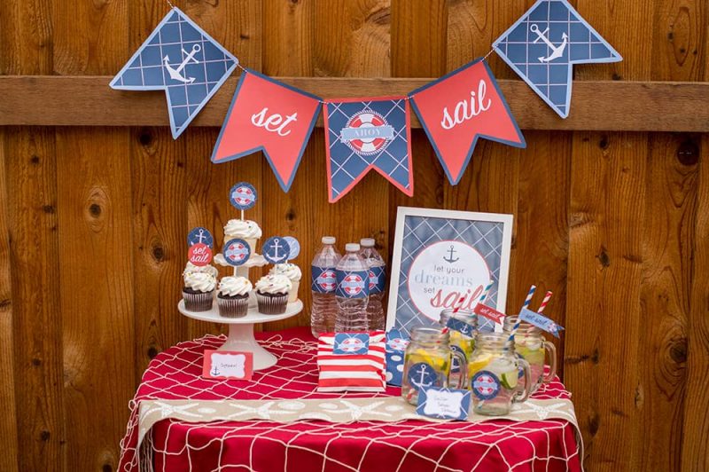 Set Sail: Free Nautical Party Printables - Elva M Design Studio