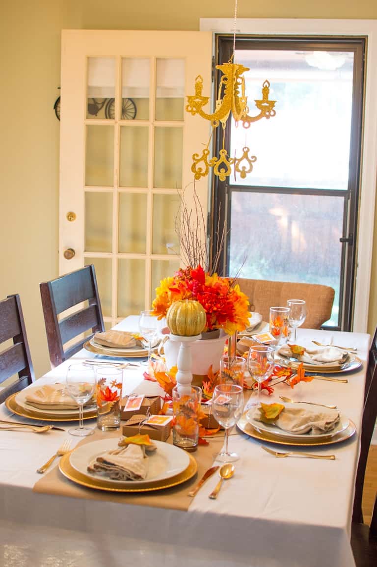 Festive Fall Tablescape - Elva M Design Studio
