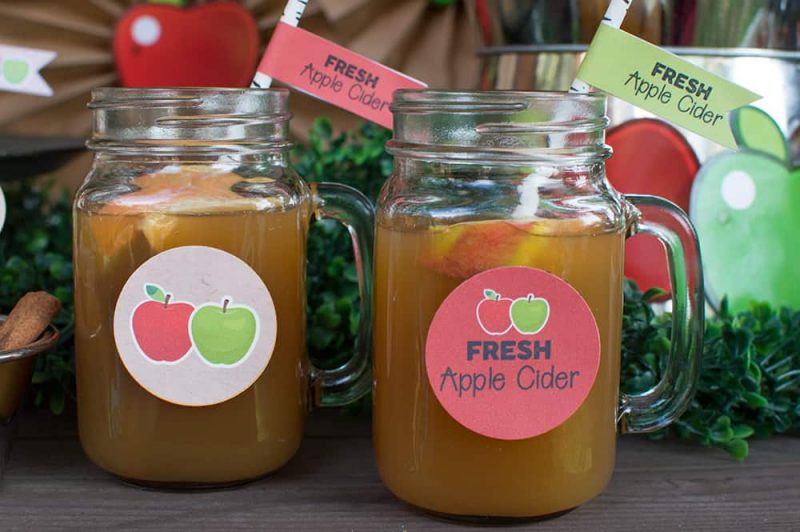 A Refreshing Fall Apple Cider Bar - Elva M Design Studio