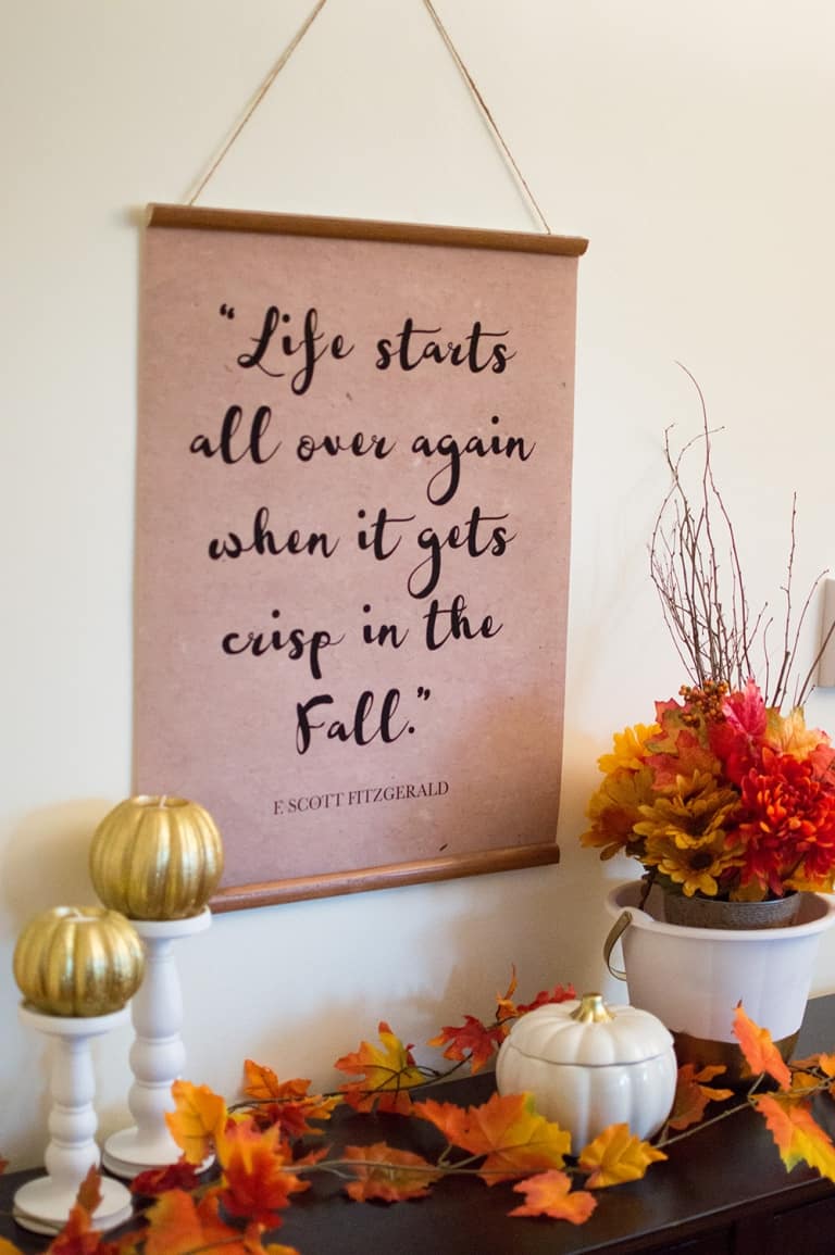 DIY Fall Quote Banners - Elva M Design Studio