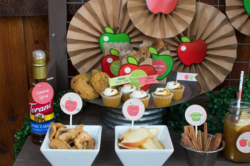 A Refreshing Fall Apple Cider Bar - Elva M Design Studio