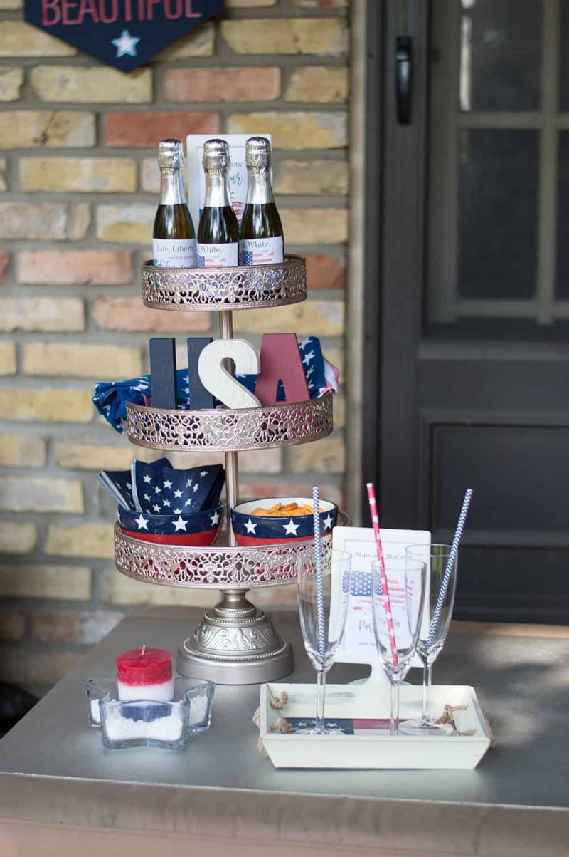 Cheers! Patriotic 4th of July Happy Hour - Elva M Design Studio