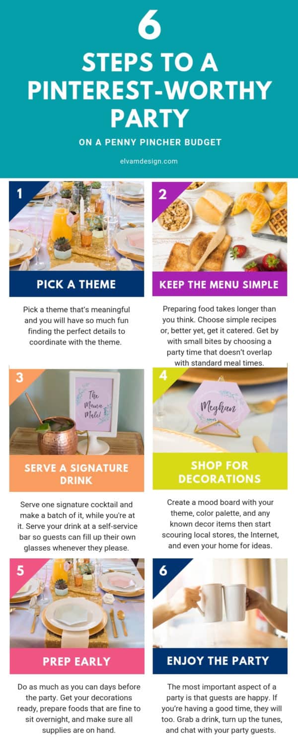 Party Planning Tips For a Pinterest-worthy Party - Elva M Design Studio