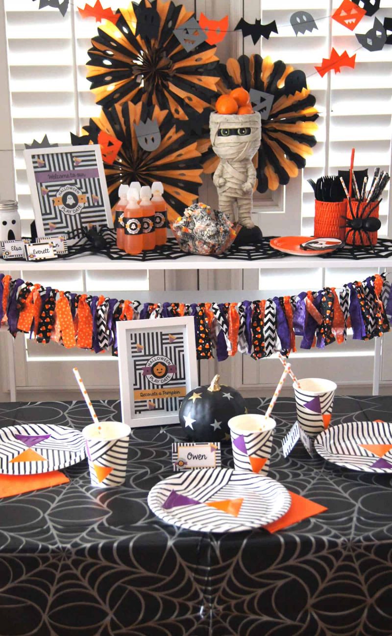 Host a Kids' Halloween Play Date - Elva M Design Studio