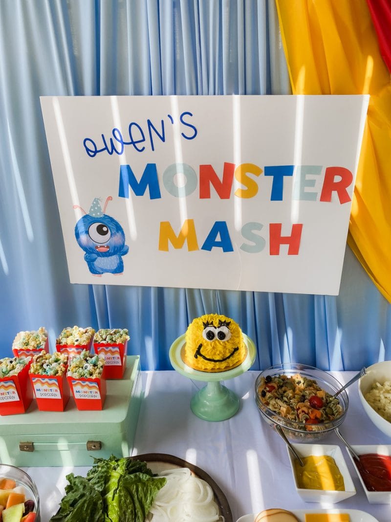 A Fun and Friendly Monster Birthday Party - Elva M Design Studio