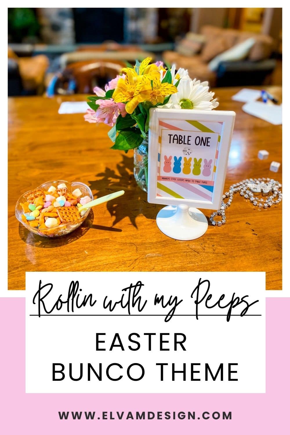 Rollin' with My Peeps Easter Bunco - Elva M Design Studio