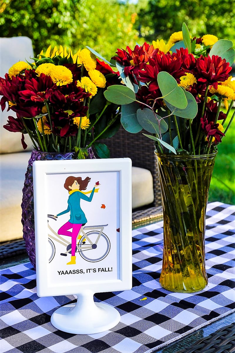 Basic Fall Girl Party Printables - Elva M Design Studio