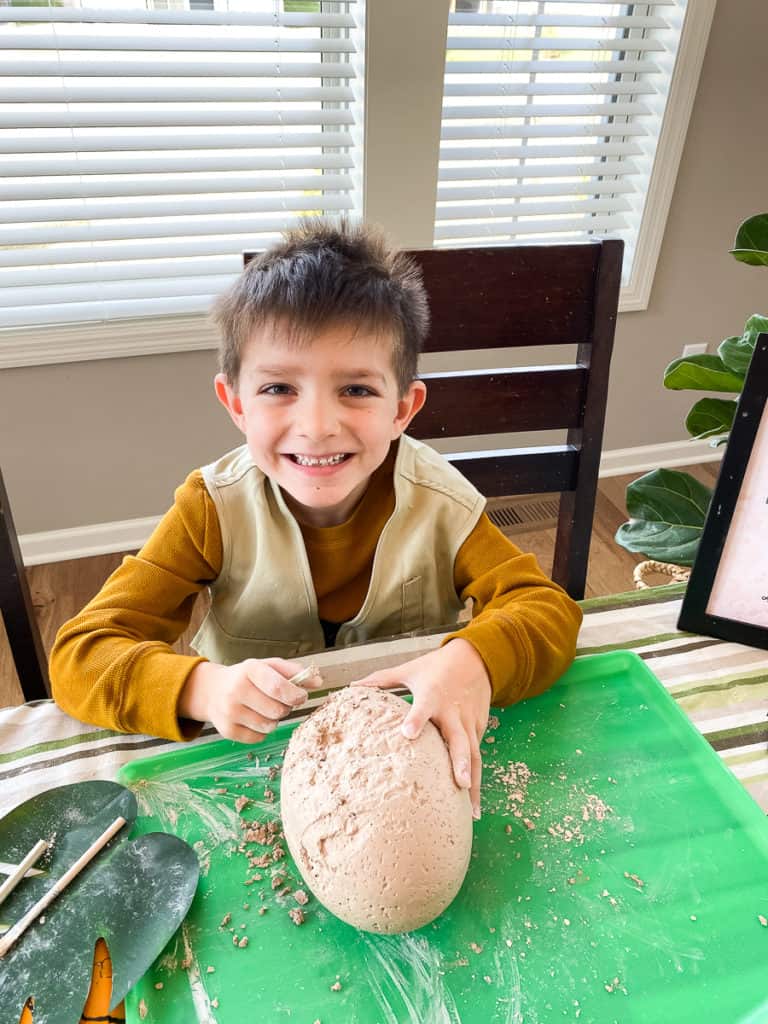 Dinosaur Dig Up Activity with Free Printables - Elva M Design Studio