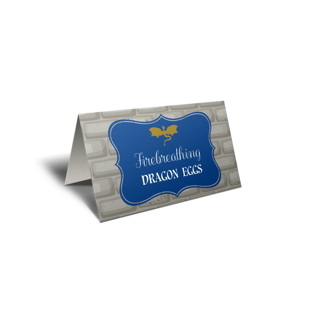 Holiday Potluck Food Tent Cards - Elva M Design Studio