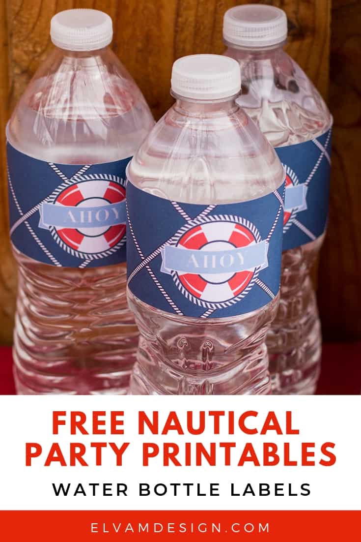 Set Sail: Free Nautical Party Printables - Elva M Design Studio