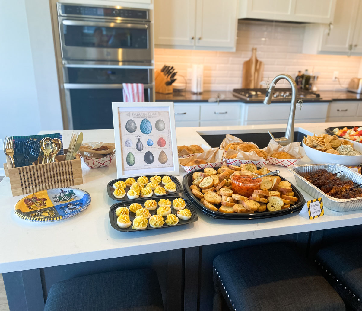 Harry Potter Party Food Ideas + Free Printables - Elva M Design Studio