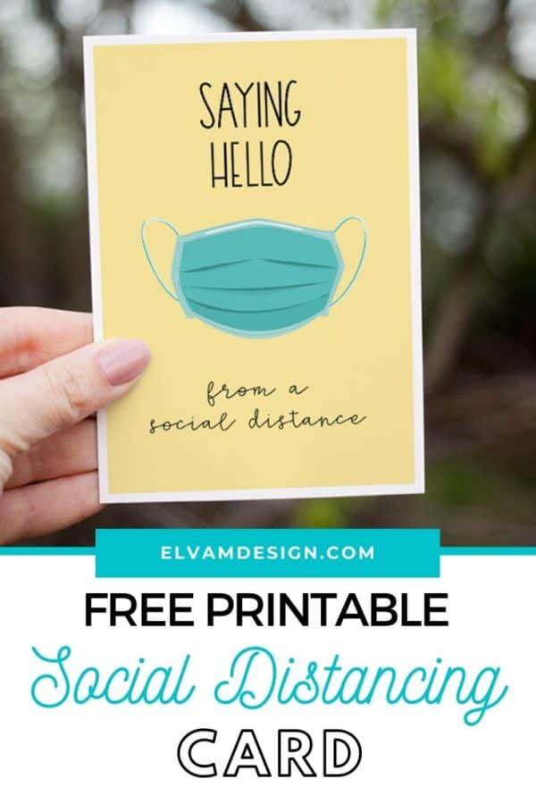 Free Social Distancing Greeting Cards - Elva M Design Studio