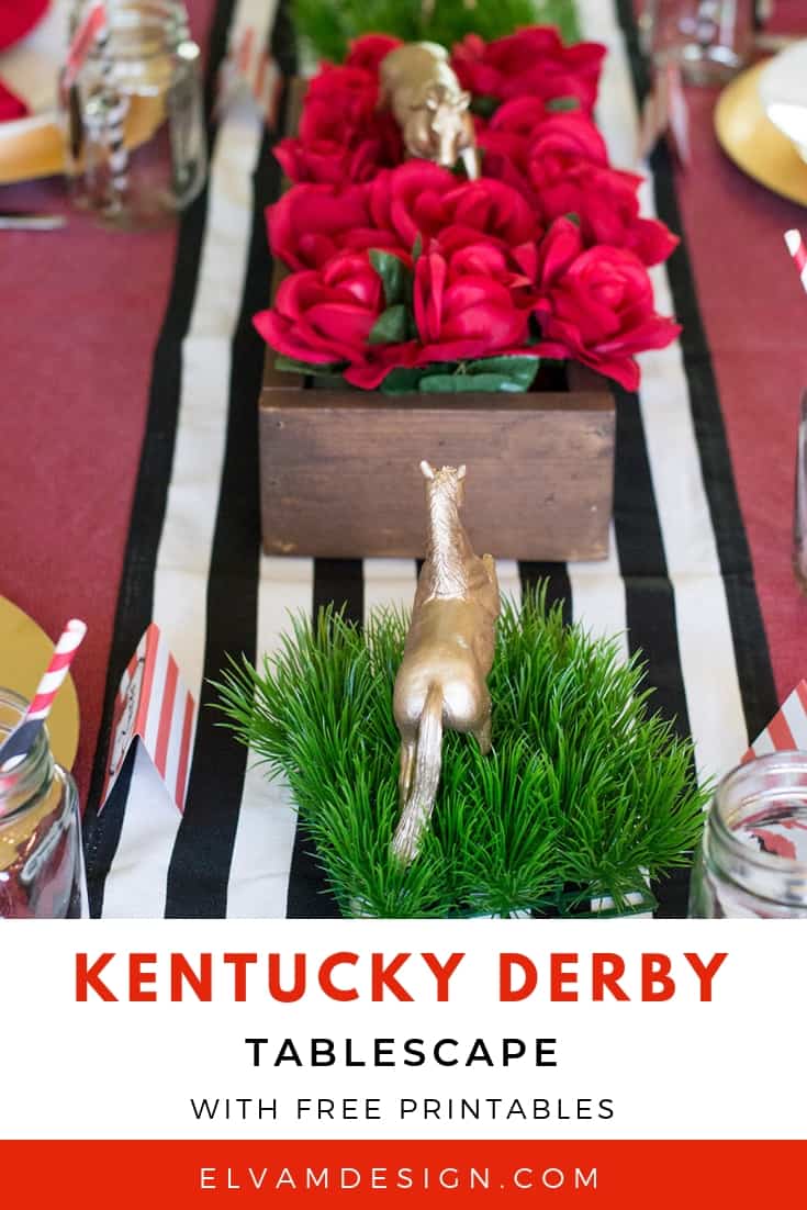 Kentucky Derby Party with Free Printables - Elva M Design Studio