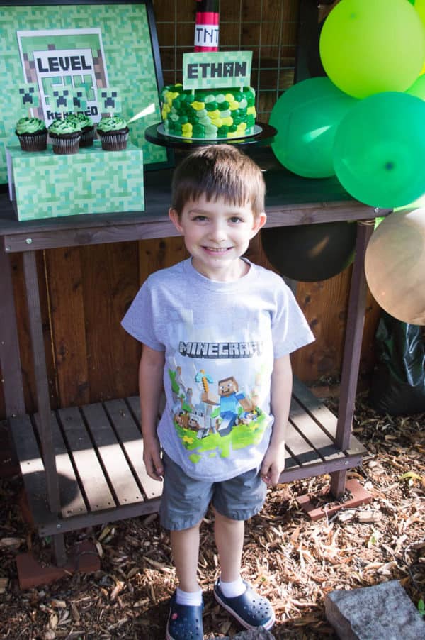Minecraft Birthday Party Ideas + Free Printables - Elva M Design Studio
