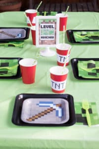 Minecraft Birthday Party Ideas + Free Printables - Elva M Design Studio