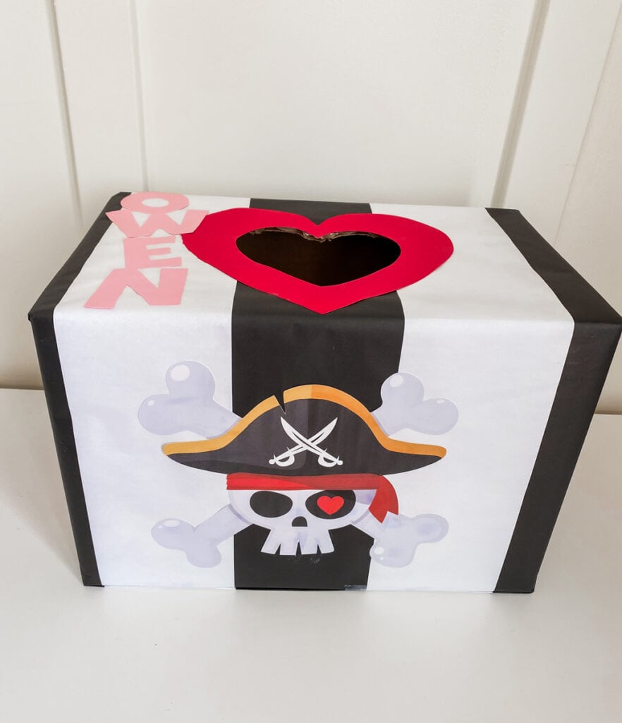 Pirate Valentine Card Box - Elva M Design Studio