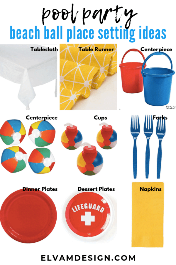 Throw the Best Pool Party: Mini Party Plan - Elva M Design Studio