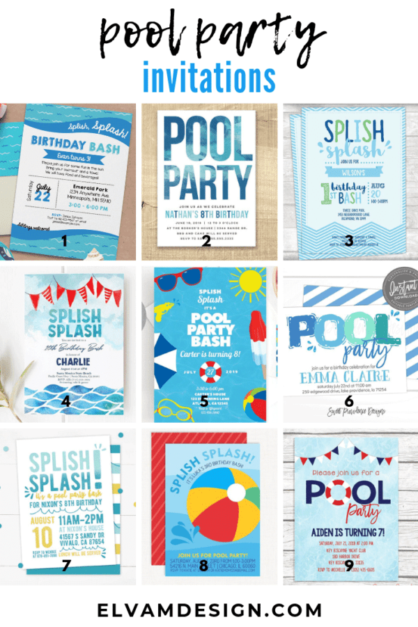 Throw the Best Pool Party: Mini Party Plan - Elva M Design Studio