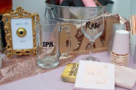 Rosé and IPA Before the Big Day Wedding Shower - Elva M Design Studio