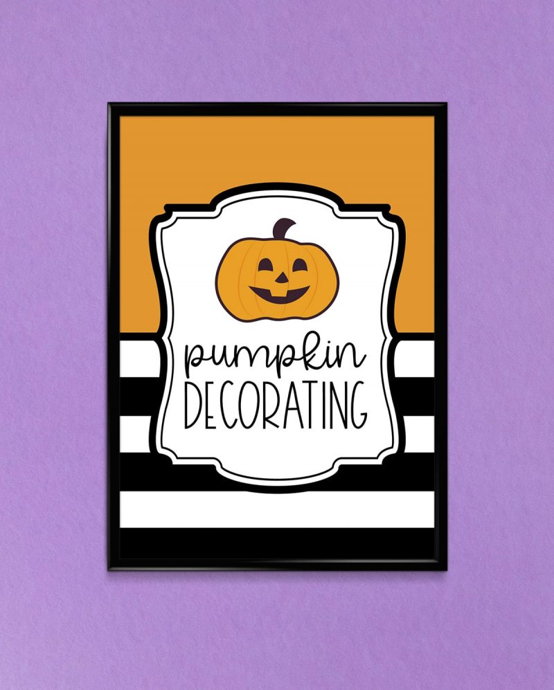 Halloween Pumpkin Decorating Contest - Elva M Design Studio