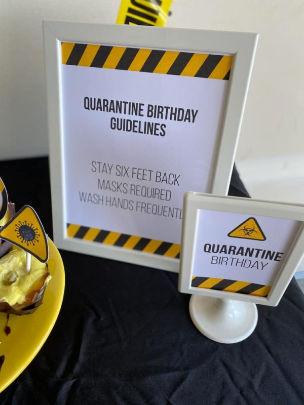 Quarantine First Birthday Party - Elva M Design Studio