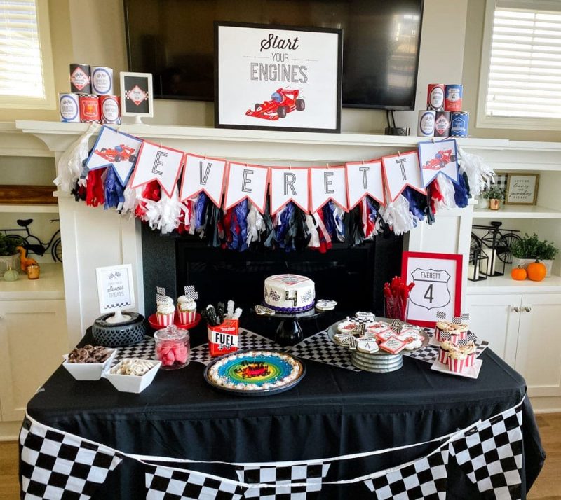 Rev Up Your Engines: Race Car Birthday Party - Elva M Design Studio