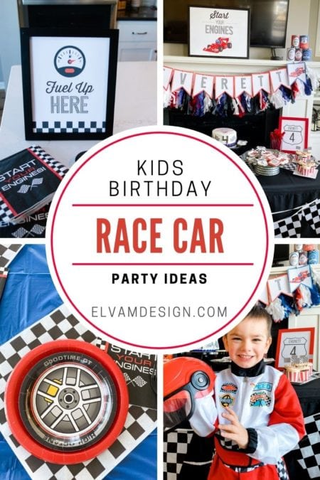 Rev Up Your Engines: Race Car Birthday Party - Elva M Design Studio