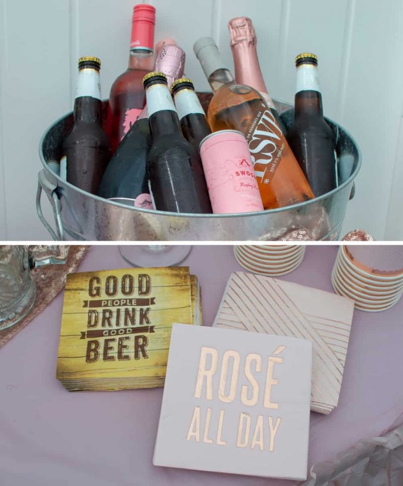 Rosé and IPA Before the Big Day Wedding Shower - Elva M Design Studio