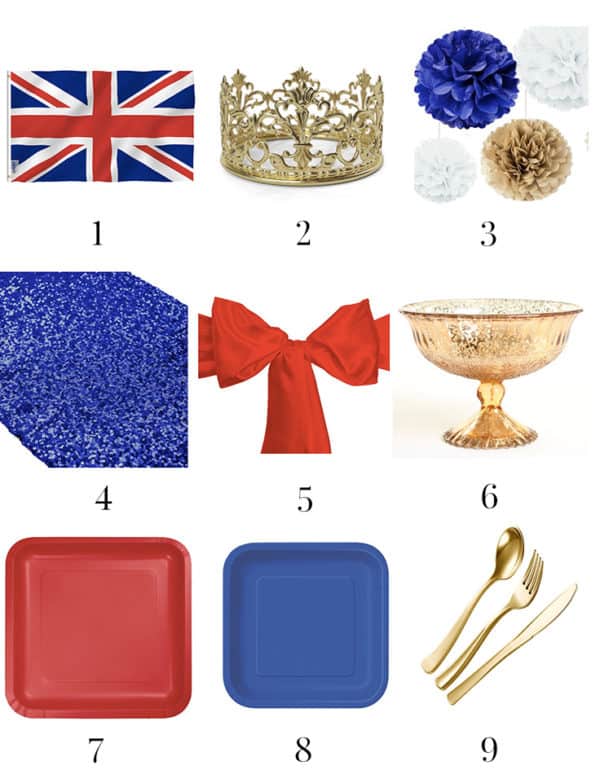 Decorate a Royal Wedding Viewing Party - Elva M Design Studio