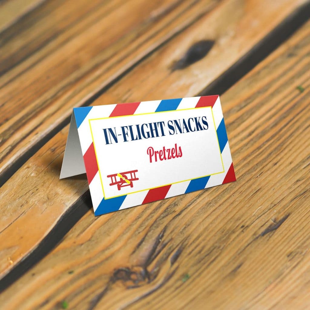 Holiday Potluck Food Tent Cards - Elva M Design Studio