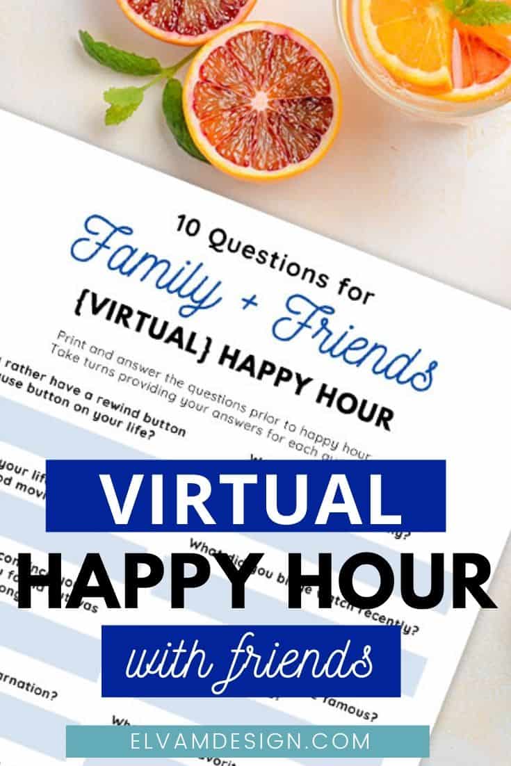 Virtual Happy Hour Activity - Elva M Design Studio